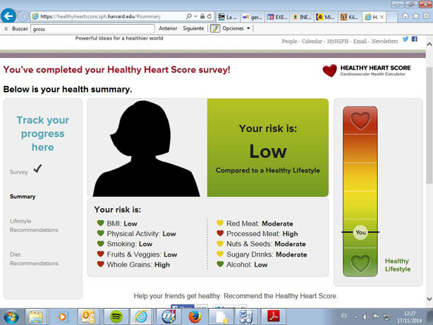 Una nueva calculadora ‘on line’ ayuda a estimar el riesgo ...