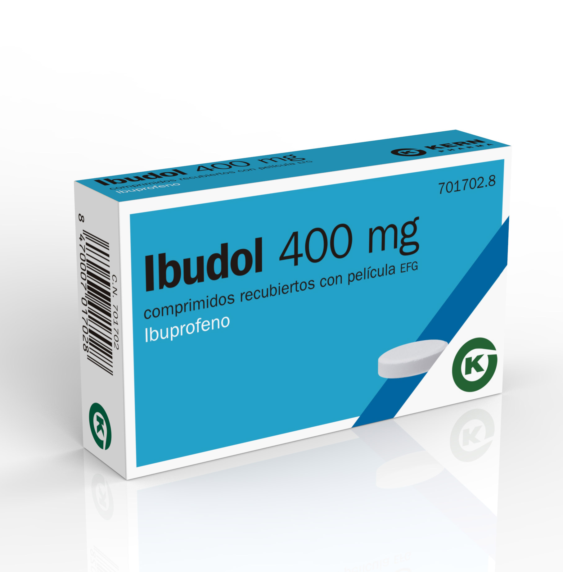 Kern Pharma amplía su gama de ibuprofeno con ‘Ibudol 400mg comprimidos ...